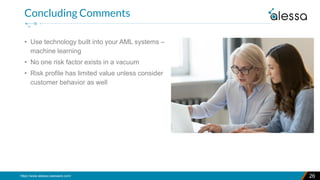 Elements of Customer Risk: Profiles and Relationships | PPT