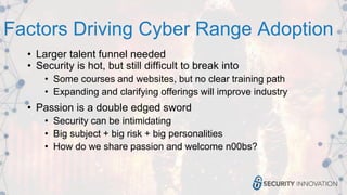 Cyber Ranges: A New Approach to Security | PPTX