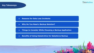 Five Things to Consider When Choosing a Data Backup Solution for Salesforce | PDF
