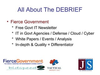 FED GOV CON - Strategies for Debriefs | PPT
