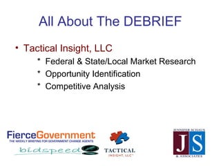 FED GOV CON - Strategies for Debriefs | PPT