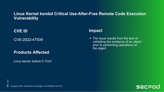 Annual Vulnerability Report Insights - 2022 | PPTX