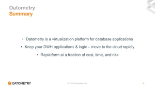 Replatform your Teradata to a Next-Gen Cloud Data Platform in Weeks, Not Years | PPT