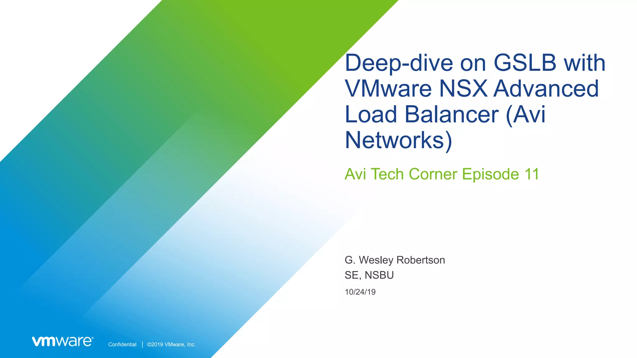 Deep Dive on GSLB with VMware NSX Advanced Load Balancer (Avi Networks ...