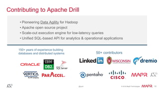 SQL-on-Hadoop with Apache Drill | PPTX | Databases | Computer Software ...
