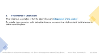 Introduction to Research Methodology & Designs: from Theory to Practice ...