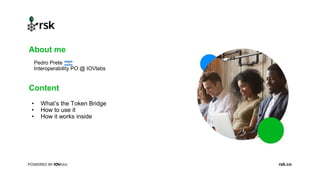 Webinar in English for the Token Bridge between RSK and Ethereum | PPT