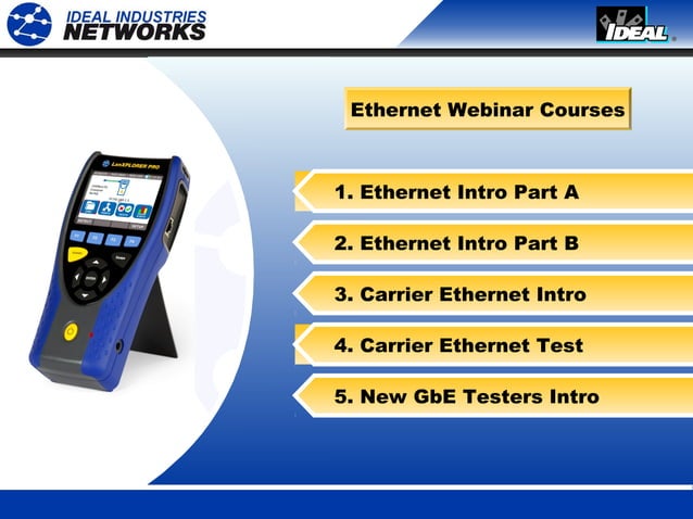 Webinar ethernet basics part a v1.3 | PPT
