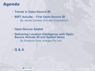 Exploiting Open Source BI and GIS for Spatial Analytics | PDF