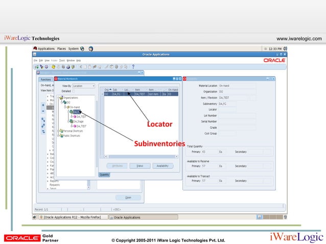 Capsulization of Oracle Inventory | PPT