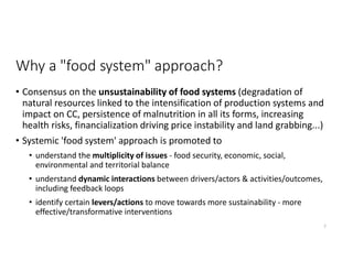 Webinar food systems assessment | PDF