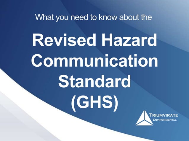GHS: A Plan for Compliance | PPT
