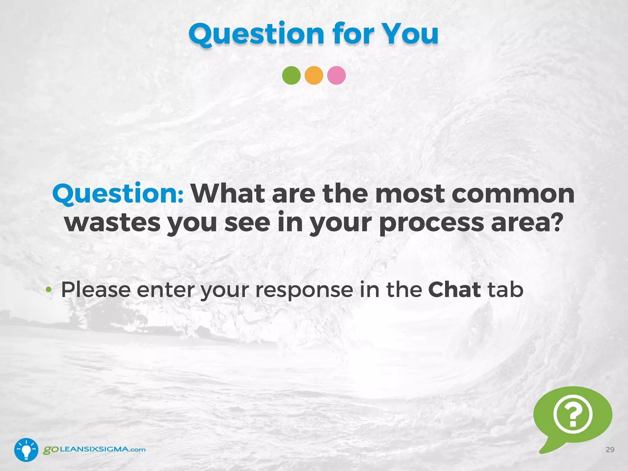 WEBINAR: How to Conduct an 8 Wastes “Waste Walk” | PDF