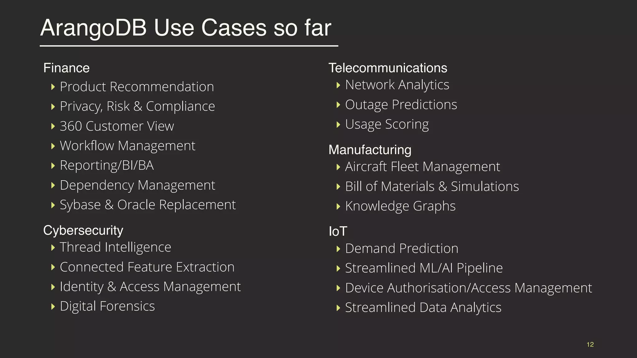 Webinar: How native multi model works in ArangoDB | PPT