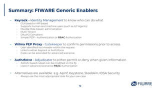 FIWARE Wednesday Webinars - How to Secure FIWARE Architectures | PPT