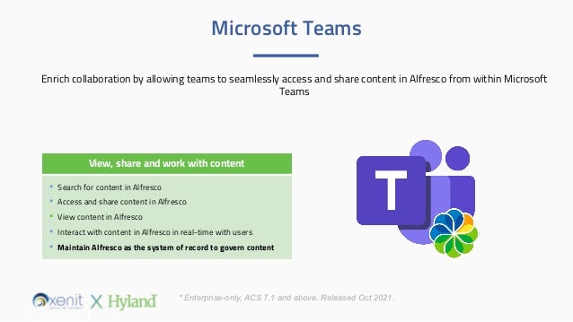 Driving full-scale productivity and collaboration with the Alfresco connector for Microsoft 365 ...
