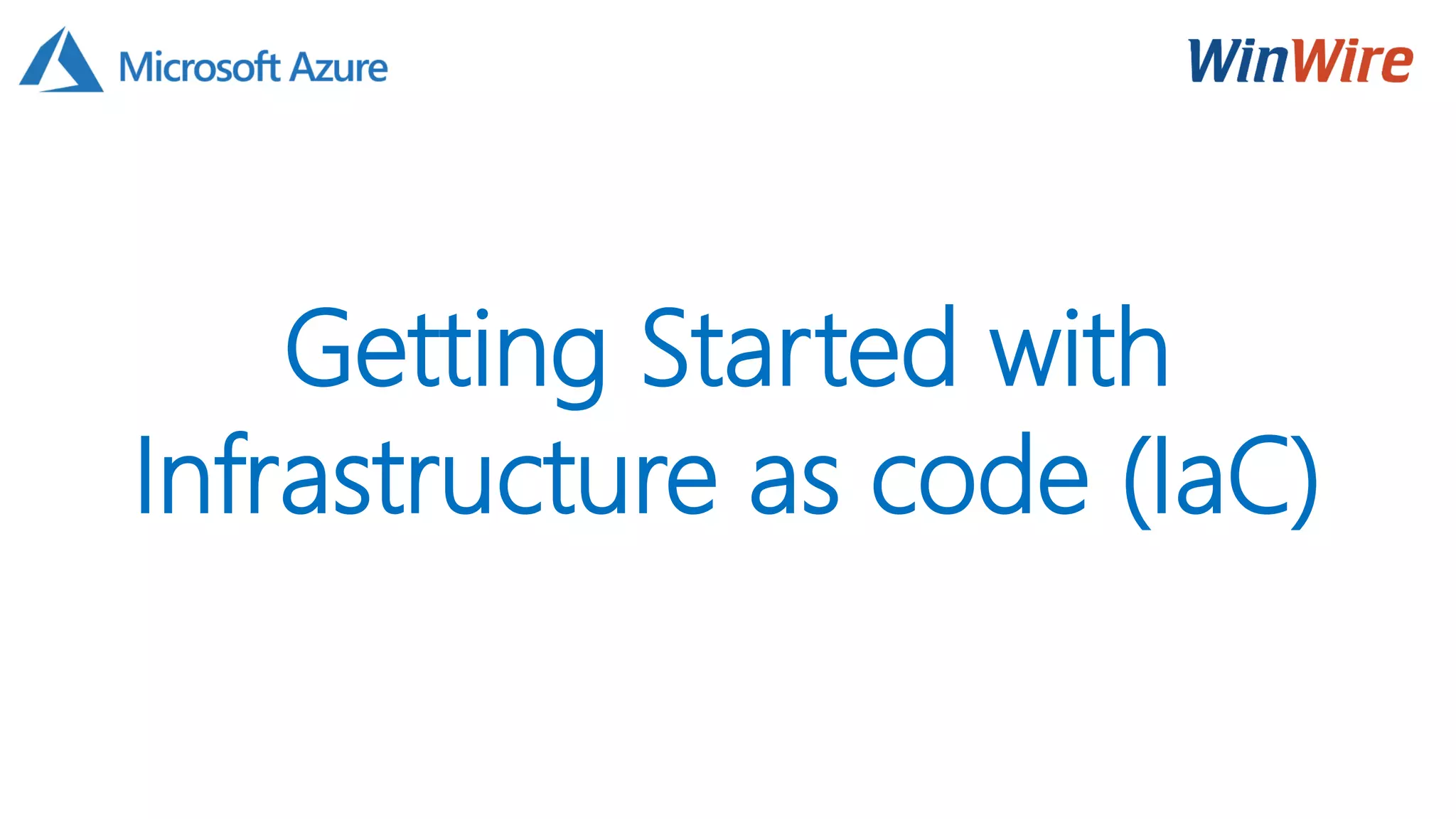 Getting Started with Infrastructure as Code (IaC) | PPT Getting Started with Infrastructure as Code (IaC) | PPT