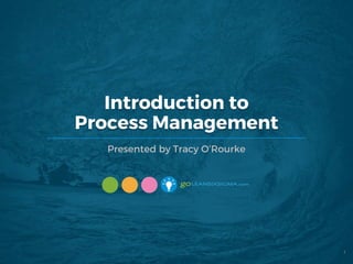 WEBINAR: Introduction to Process Management | PPT