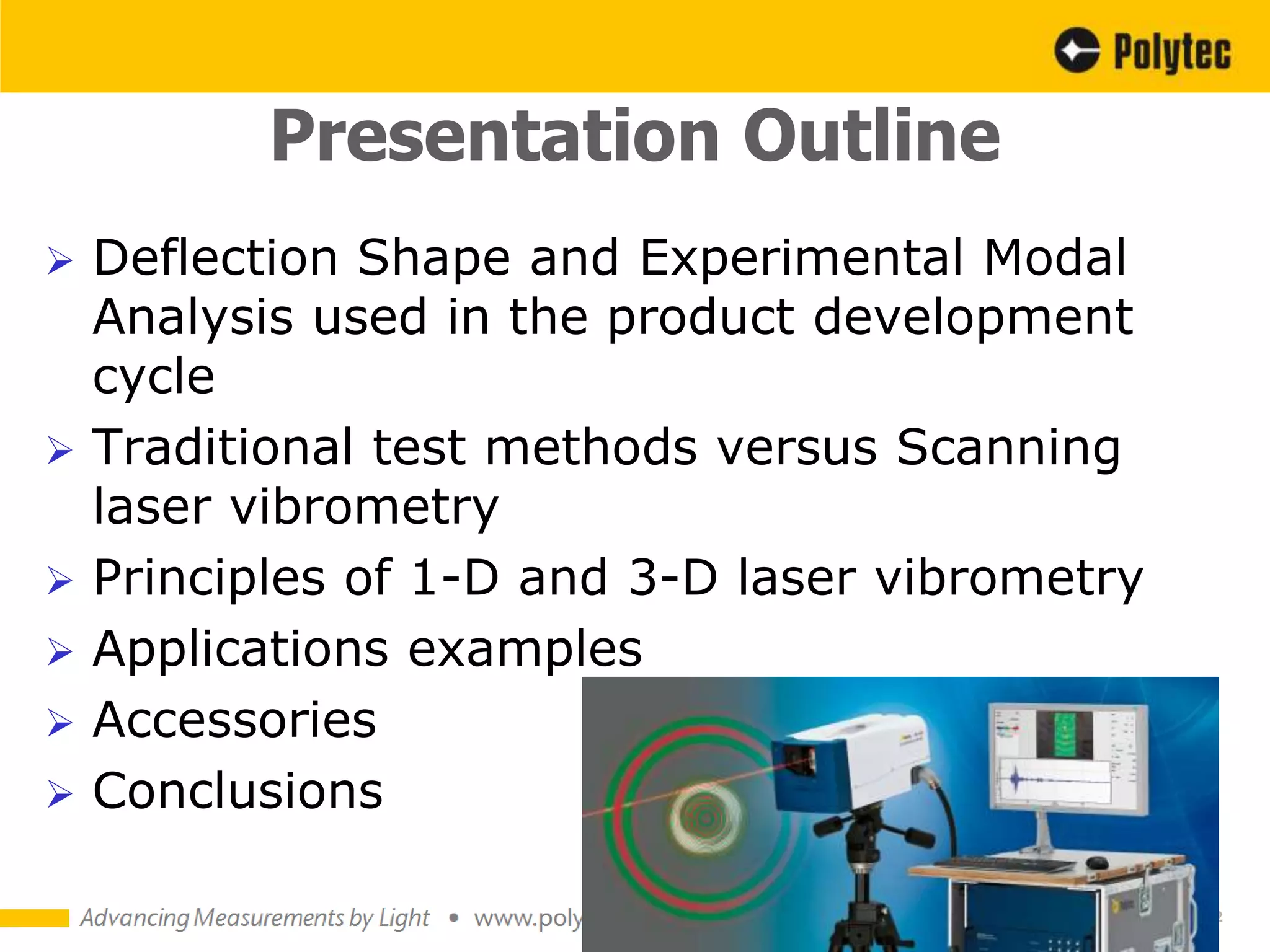 An Introduction to Scanning Laser Vibrometry for Non-Contact Vibration ...