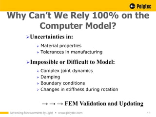 An Introduction to Scanning Laser Vibrometry for Non-Contact Vibration ...