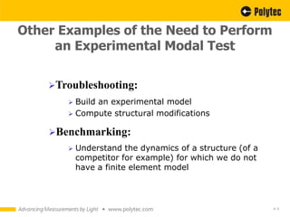 An Introduction to Scanning Laser Vibrometry for Non-Contact Vibration ...