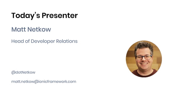 Ionic App Platform Overview | PPT