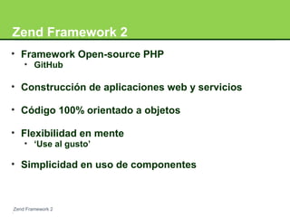 Módulos en Zend Framework 2 | PPT