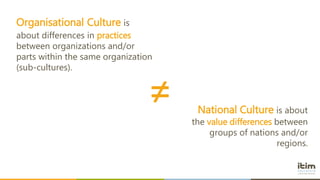 Webinar "Hofstede multi-focus model & Organisational culture ...