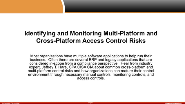Identify and monitoring multi-platform and cross-platform access ...