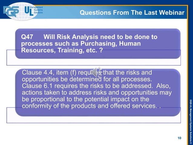 ISO 9001:2015 Revision Update Part 5 | PPTX | Business | Business and Finance