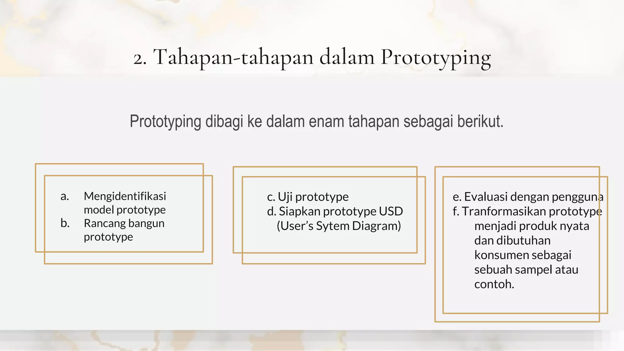 Alur Dan Proses Kerja Pembuatan Prototype Produk Barang/Jasa | PPTX