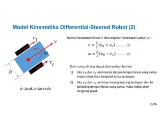 Algoritma Kendali Otomatis untuk Differential-Steered Wheeled Robot | PDF