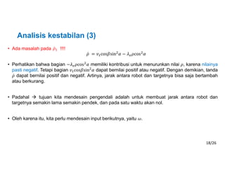 Algoritma Kendali Otomatis untuk Differential-Steered Wheeled Robot | PDF