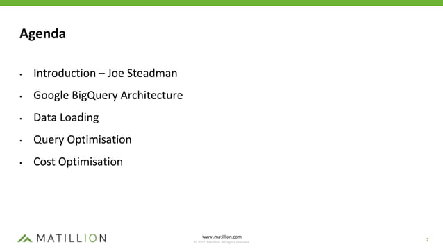 Lets Talk Google BigQuery | PPT