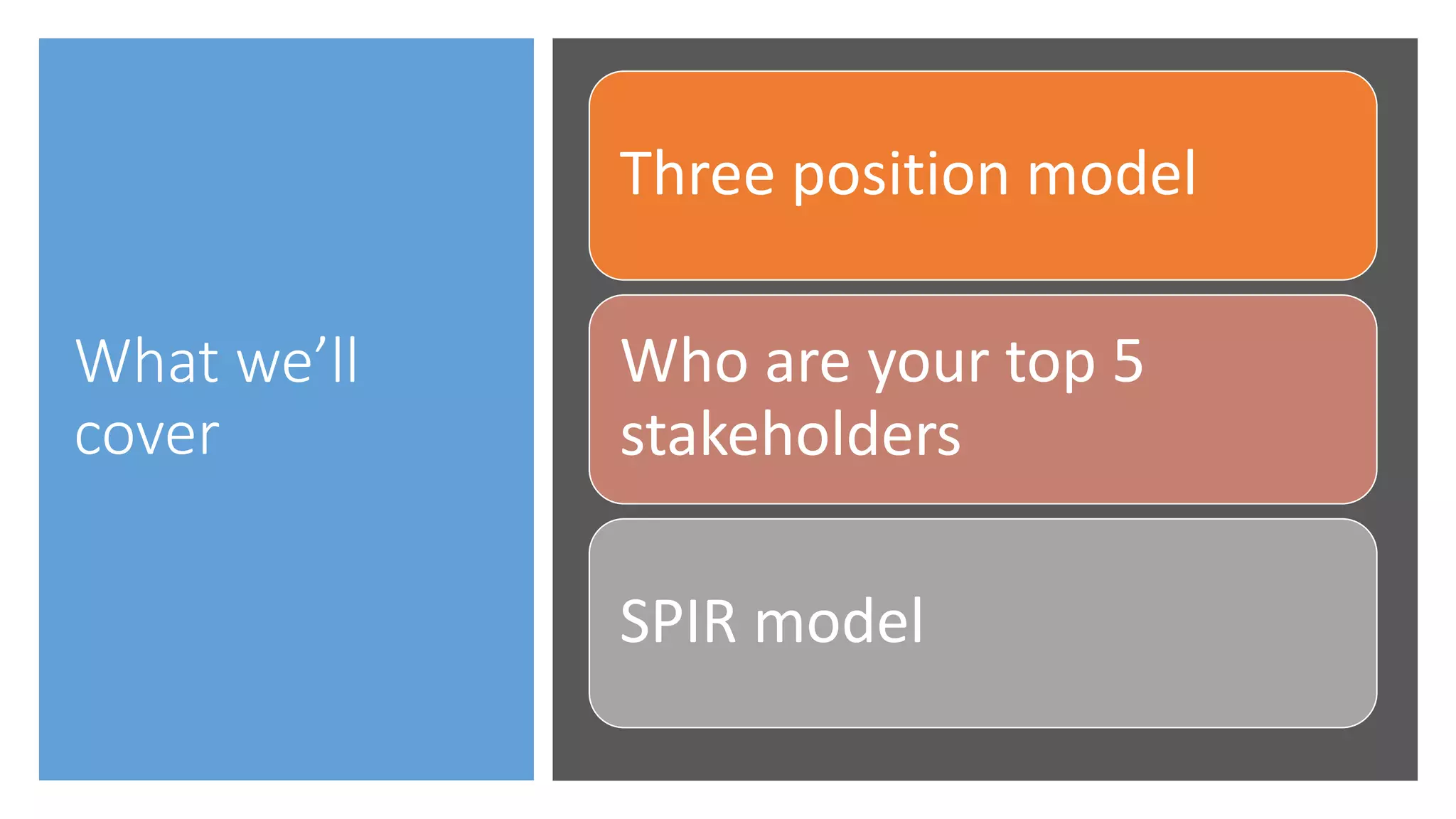 Webinar (managing stakeholders) | PPTX