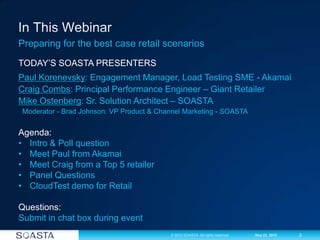 Performance Warrior Tales: Cloud Load Testing the Retail Giants | PPT ...