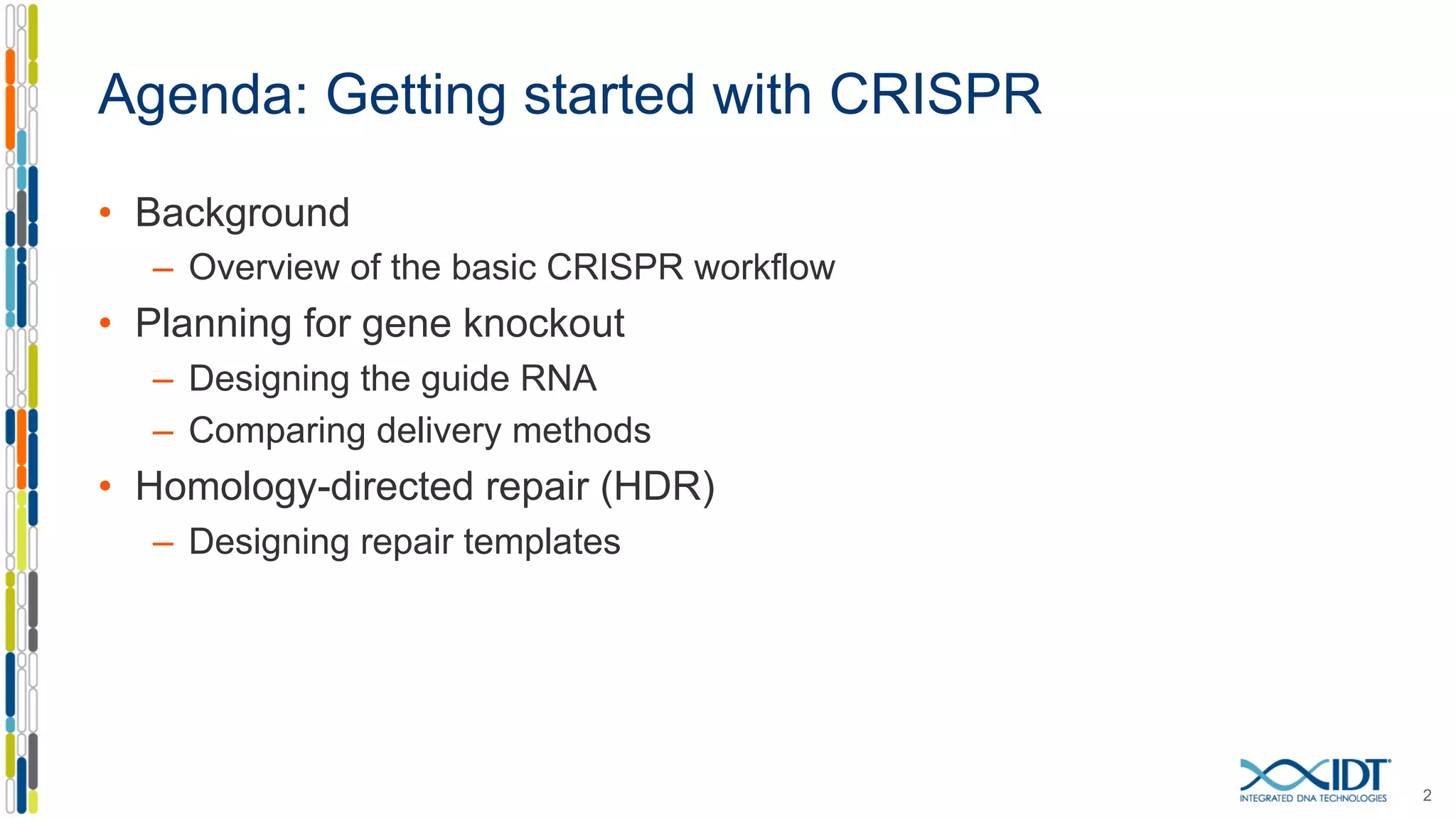 Getting started with CRISPR: a review of gene knockout and homology ...