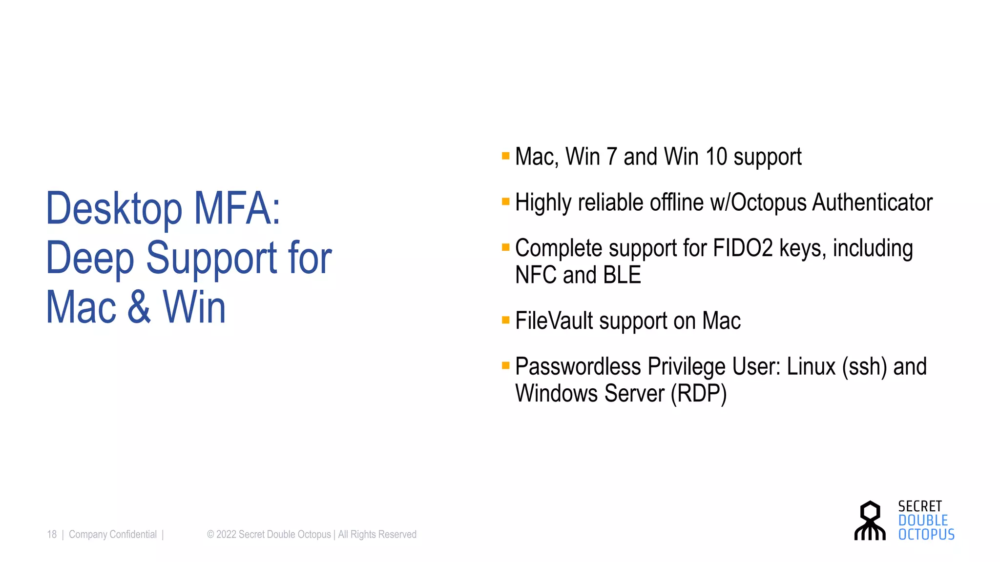 Octopus Authentication Platform | PPTX