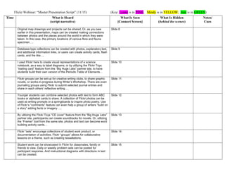 Webinar master presentation script final | PPT