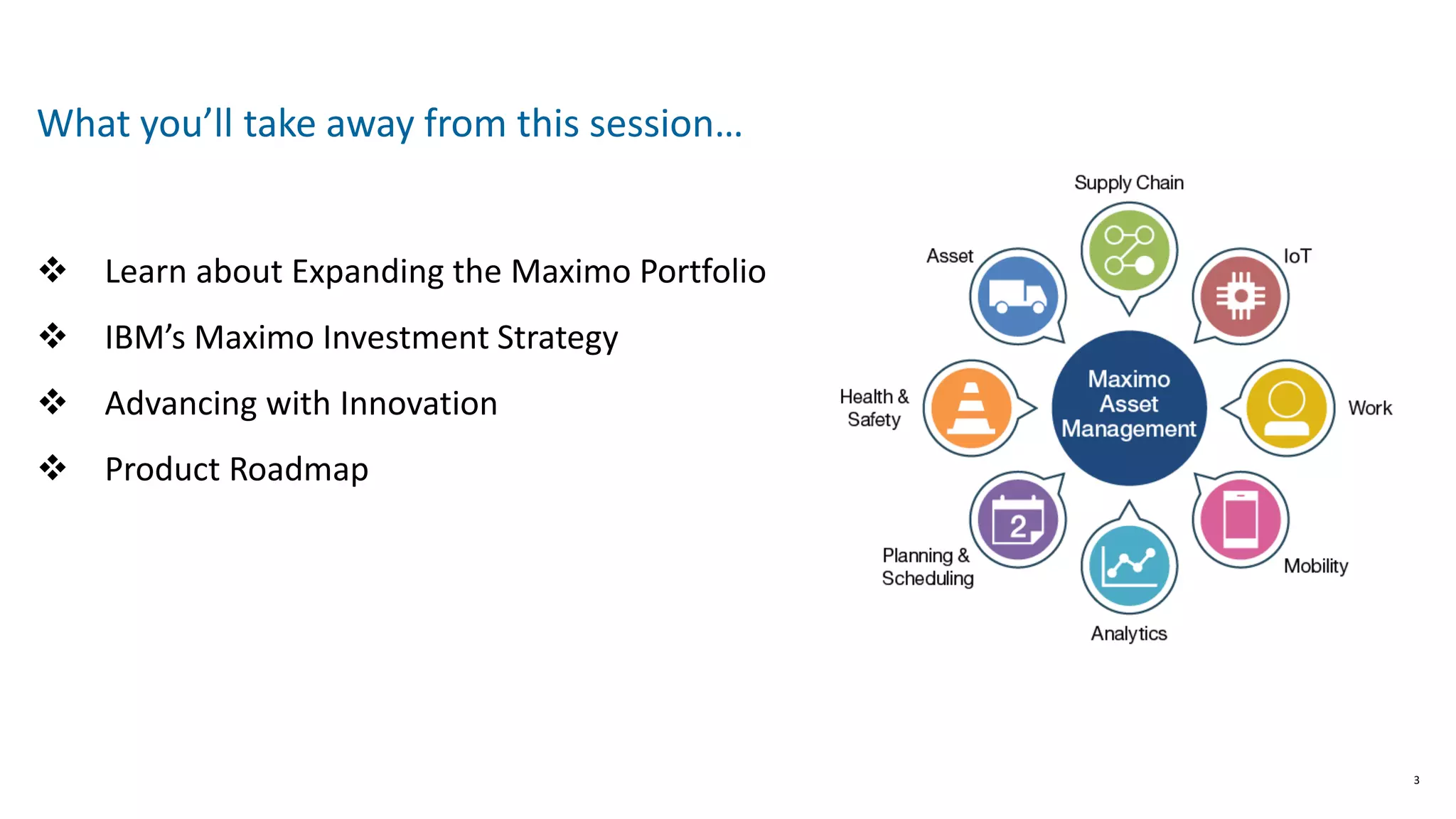 Maximo Roadmap - September 2019 | PPT