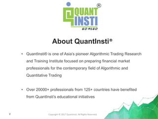 Modelling Trading Strategies In Equities Presentation | PPT | Free Download