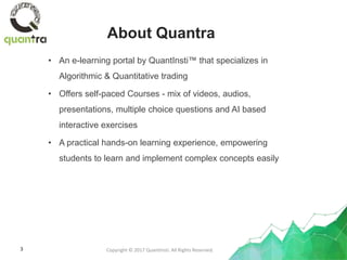 Modelling Trading Strategies In Equities Presentation | PPT | Free Download