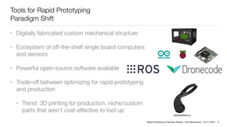 Rapid Prototyping of Dynamic Robots | PPT