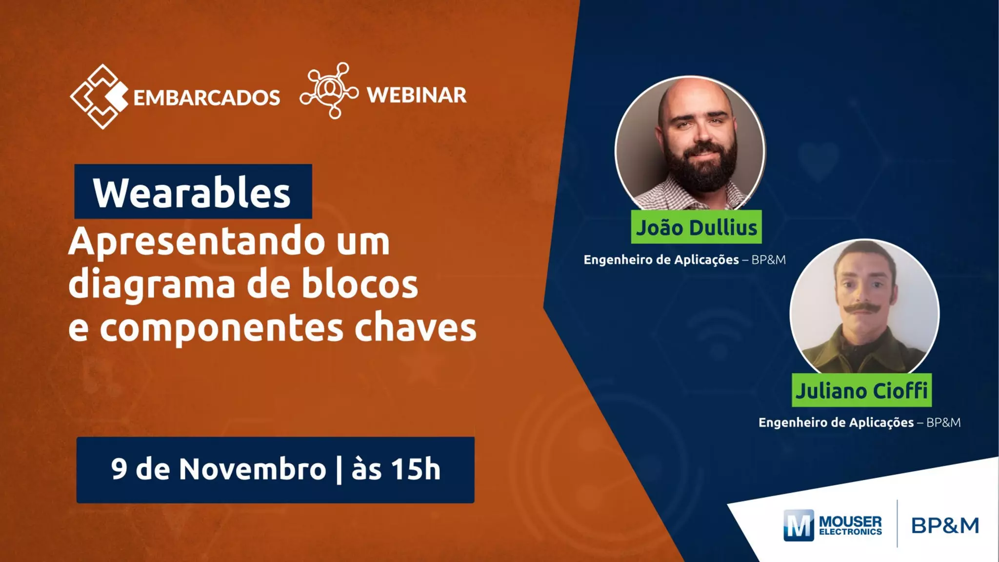 Webinar: Wearables - Apresentando um diagrama de blocos e componentes ...