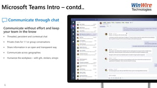 Microsoft Teams – The Future of Teamwork in Office 365 | PPT