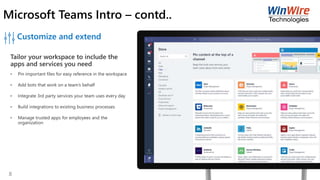 Microsoft Teams – The Future of Teamwork in Office 365 | PPTX