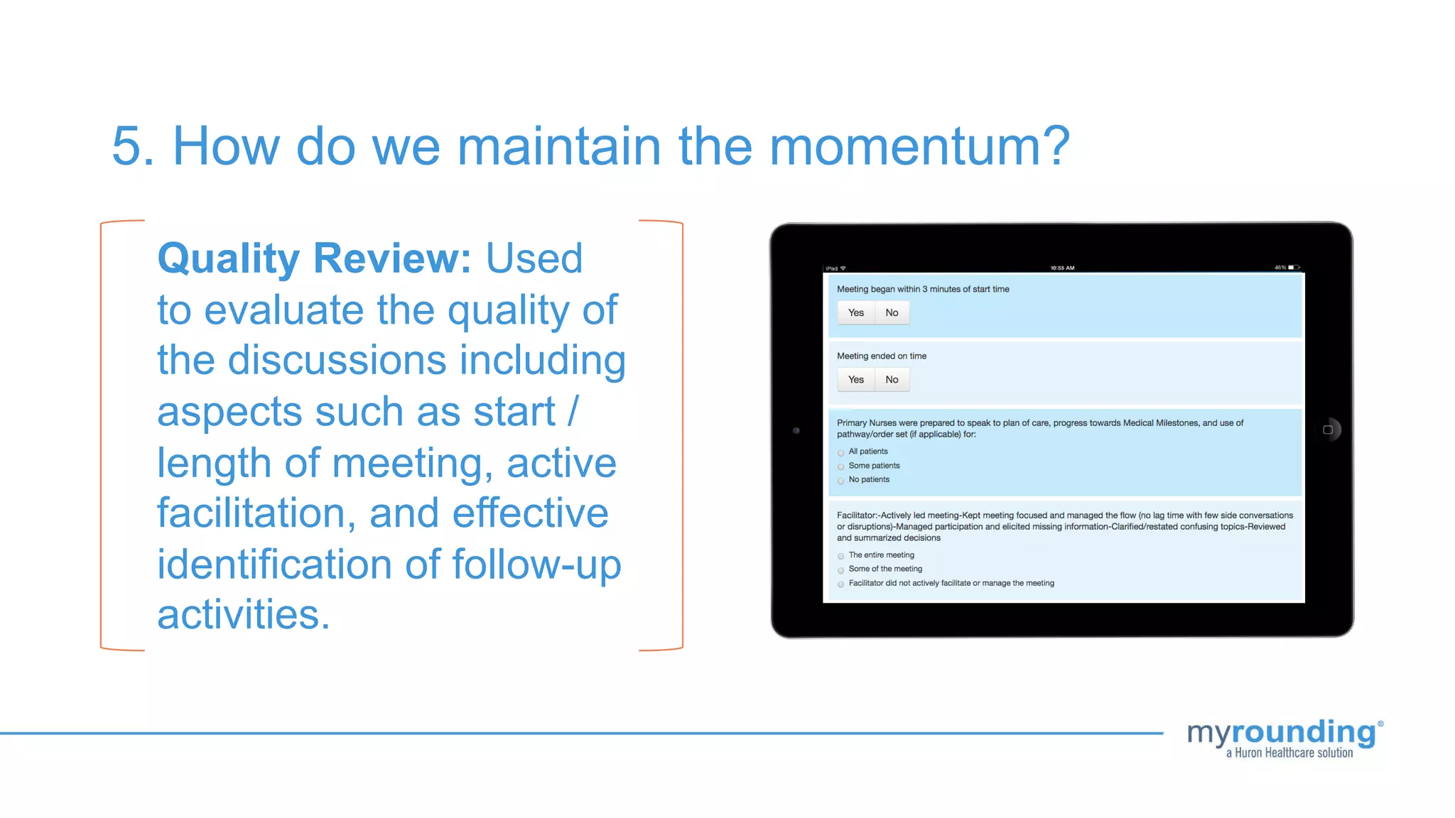 Multidisciplinary Care Coordination & Rounding Webinar | PDF