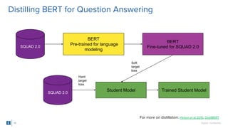 Efficient NLP by Distilling BERT and Multimetric Optimization | PDF