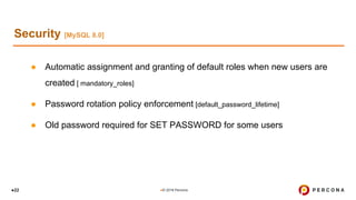 mysql 8.0 architecture and enhancement | PPT