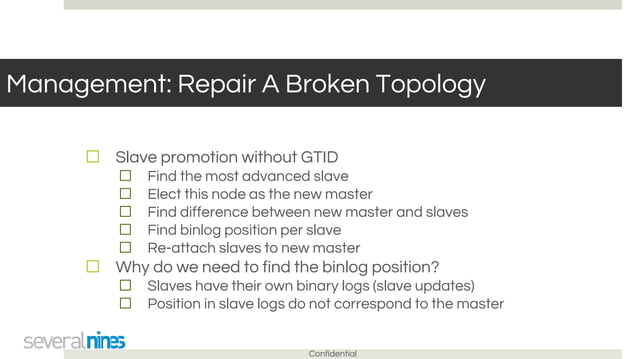 Introducing The Severalnines Mysql© Replication Blueprint Pdf Databases Computer Software